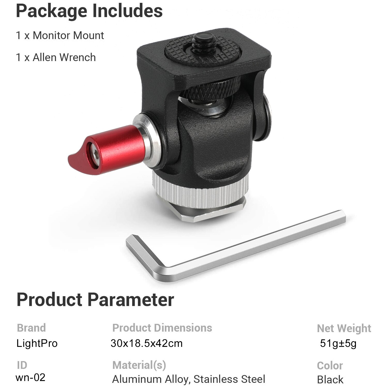 Adjustable Field Monitor Holder Mount on-Camera Vi... – Vicedeal