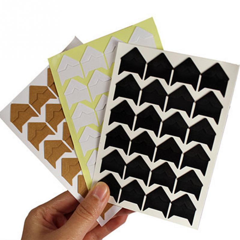 120 pcs/lot (5 sheets) DIY Vintage Corner Paper St... – Grandado