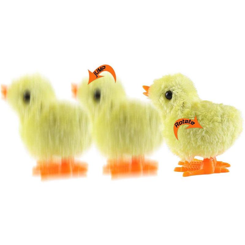 Funny Wind-Up Hopping Jumping Chicken Clockwork Wa... – Grandado