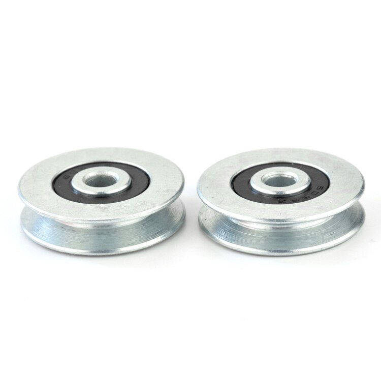 2pcs V-Groove Steel Hanging roller Guide Wheel Met... – Vicedeal