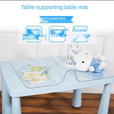 LazyChild PVC Tablecloth Transparent Desk Cover Pr... – Grandado