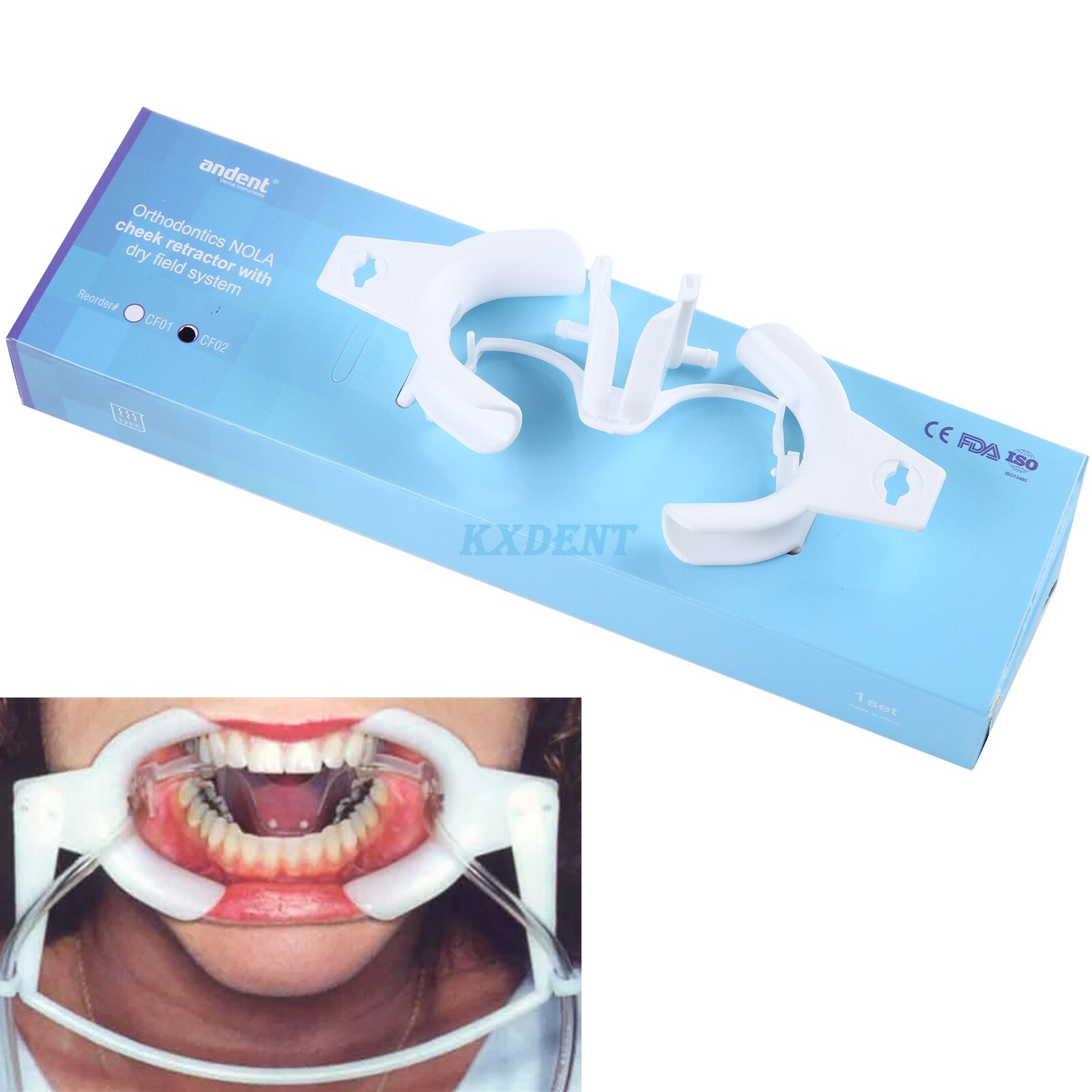 Dental Retractor with Sub Saliva Intraoral Lip Che... – Grandado
