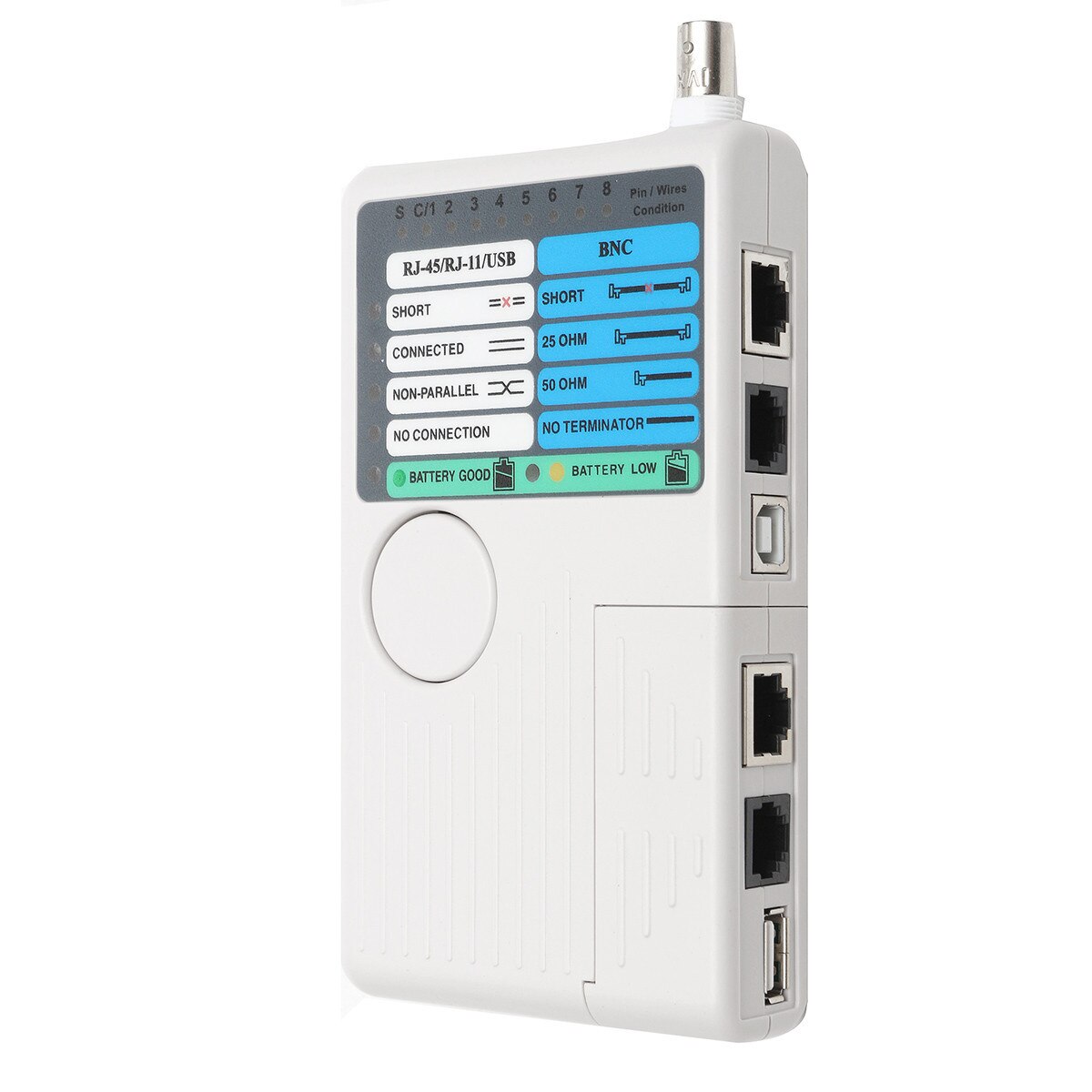 Multifunctional RJ11 RJ45 USB BNC Network Tester 4... – Grandado