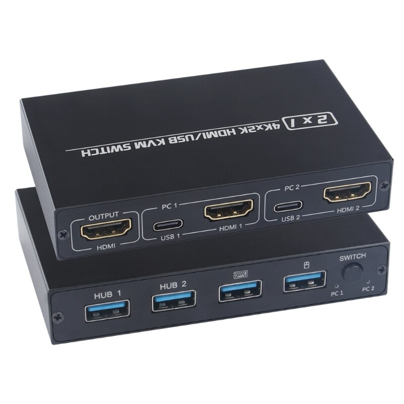 Hdmi-Compatibel/Usb Kvm Switch Ondersteuning 2K X ... – Vicedeal