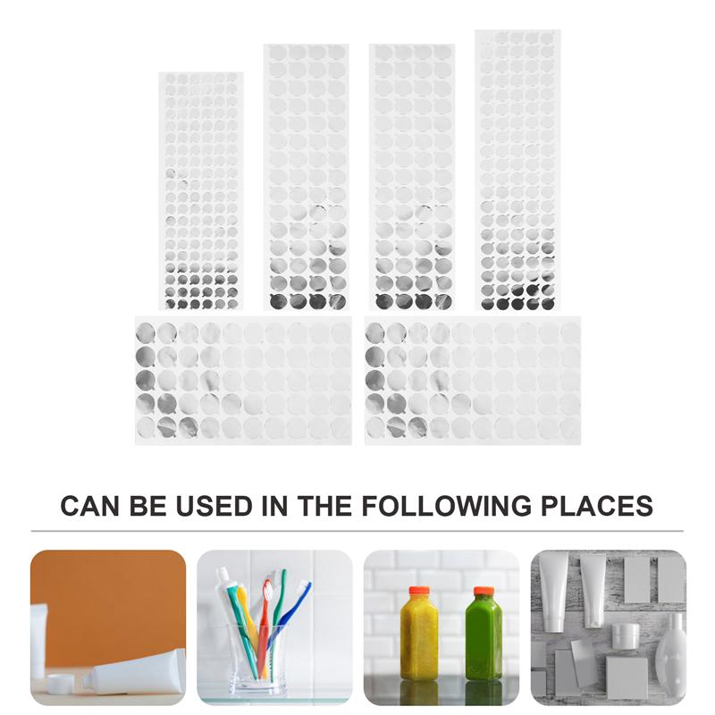 6 Sheets Foil Silver Label Sticker Aluminium Foil ... – Vicedeal