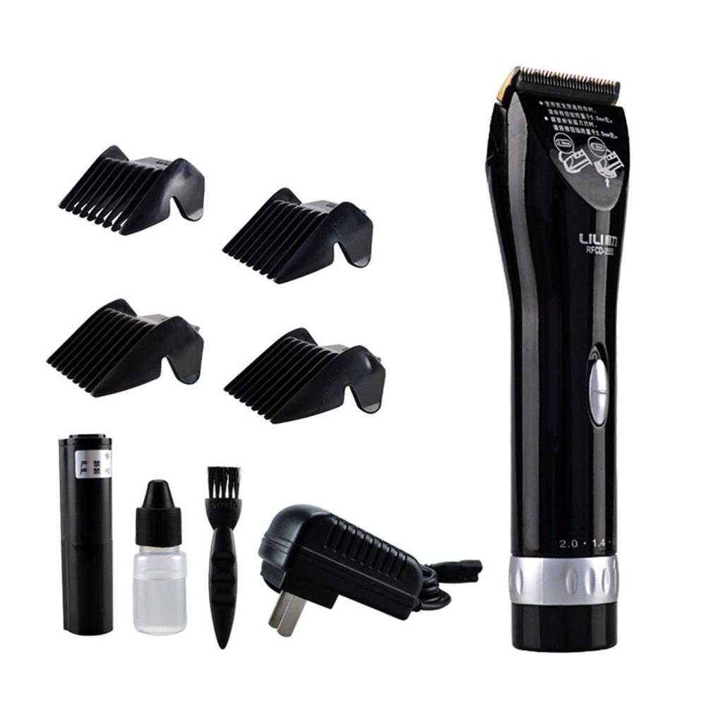Black Gold Steel Rechargeable Hair Clipper US Cera... – Grandado