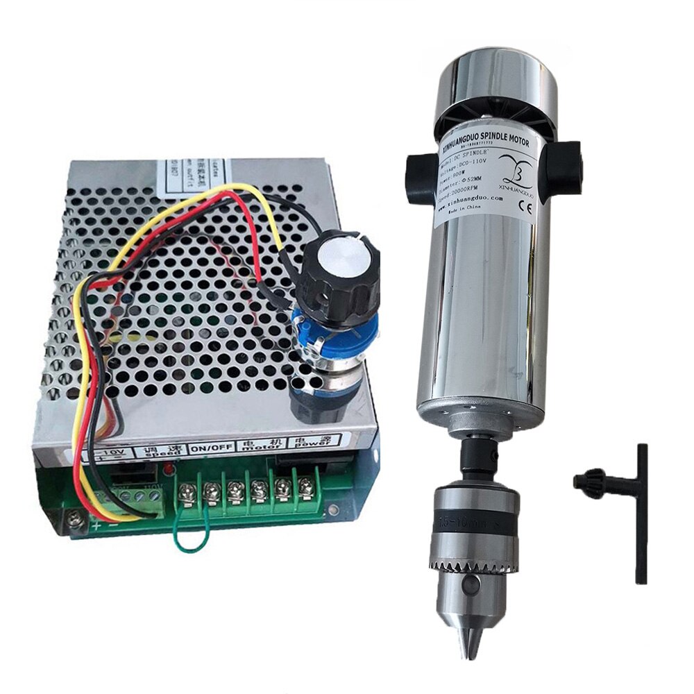 Air cooled 0.8kw DC110V 20000RPM CNC spindleMotorK... – Grandado