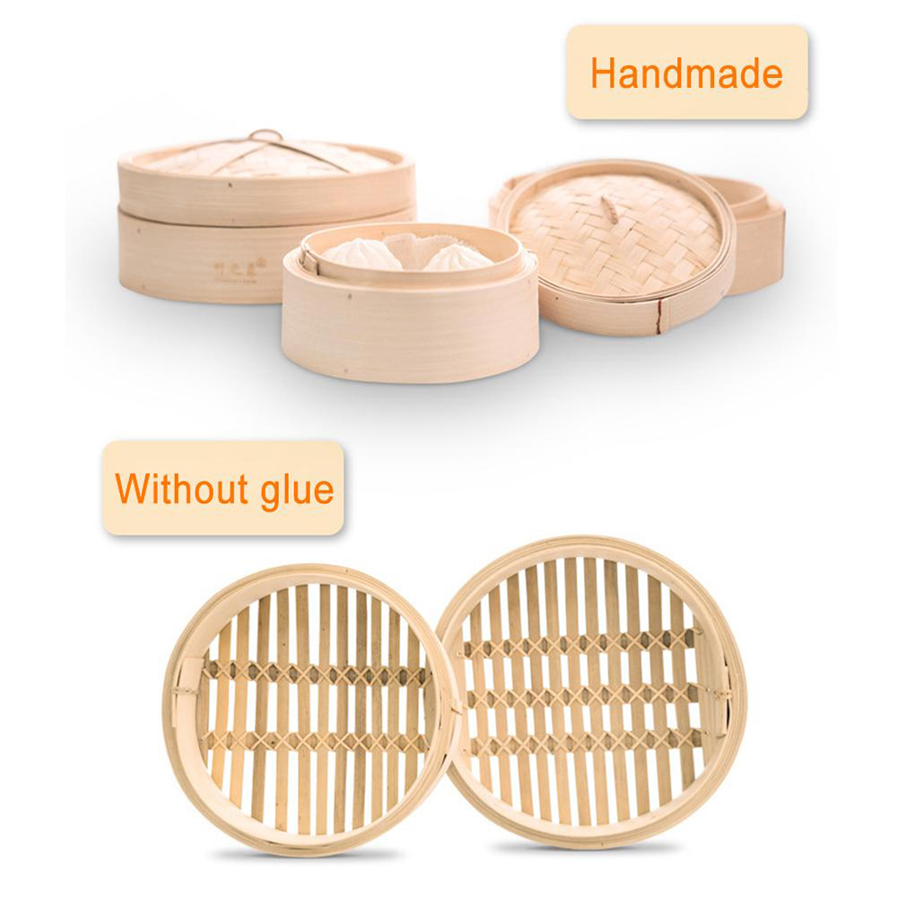 Chinese Bamboo Steamer Handmade Kitchen Cooking Ba... – Grandado