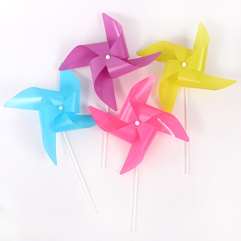 100pcs/lot XL size 29cm windmill with stick garden... – Grandado