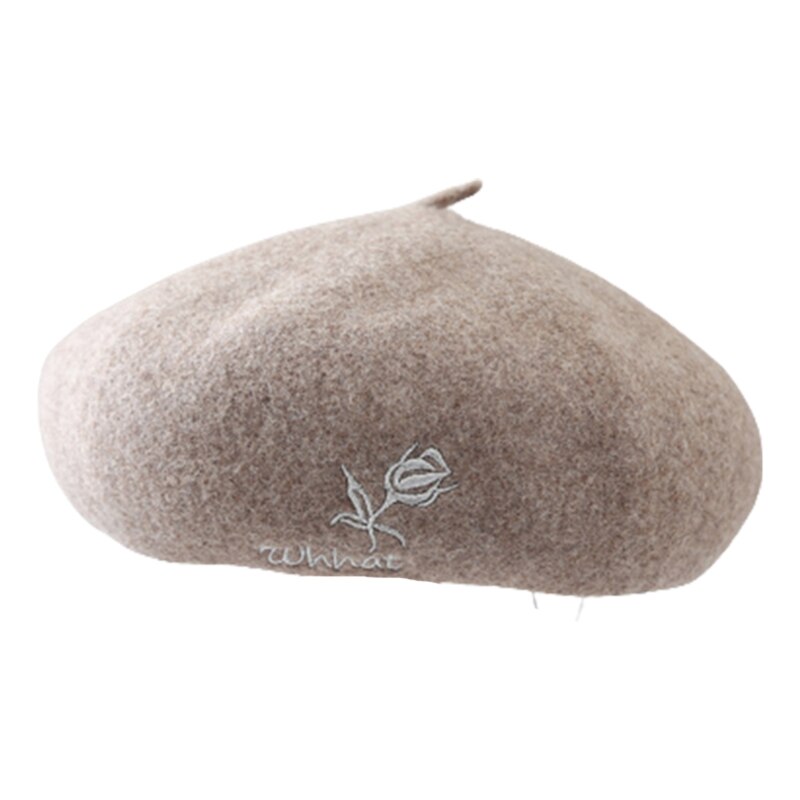 Y166 Women Caps Beret Rose Pattern Beret Artist Wo... – Grandado