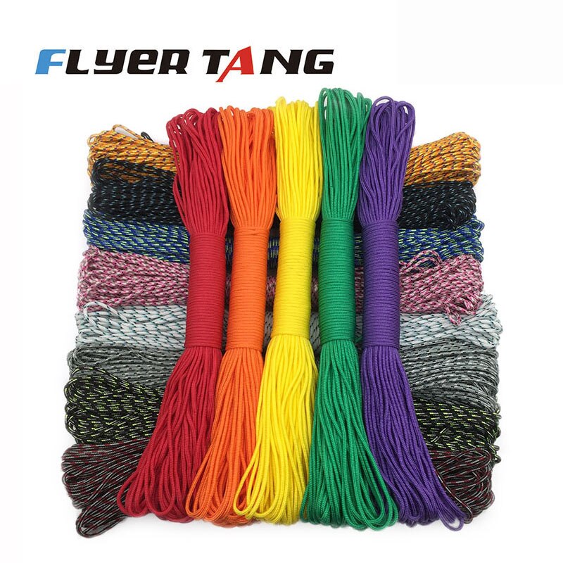 100meters 100 Colors Paracord 2mm One Stand Cores ... – Grandado