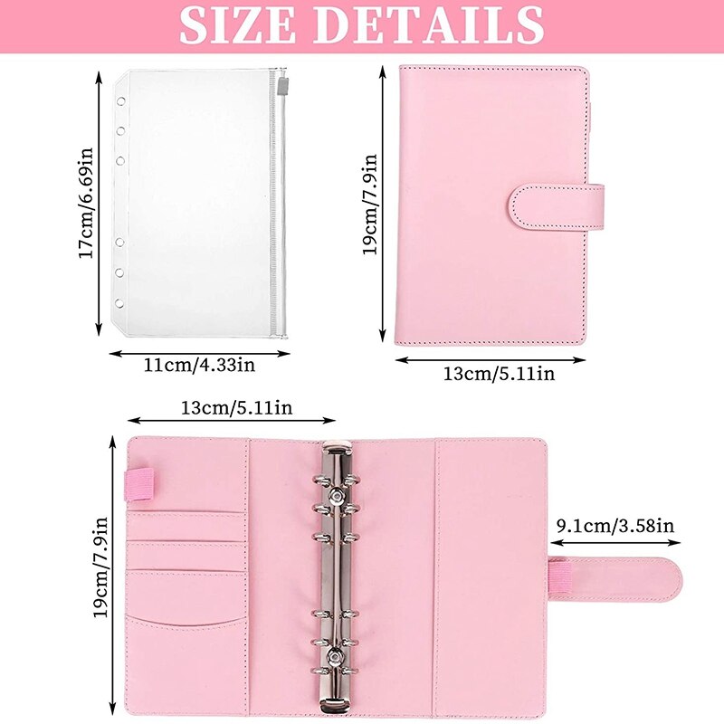 A6 PU Leather Notebook Binder Cover, Binder Cover ... – Grandado