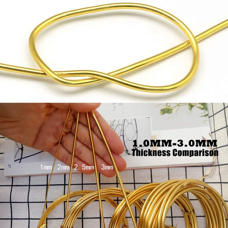 Aluminium Ambachtelijke Draad 3 Maten (1 Mm, 2 Mm ... – Grandado