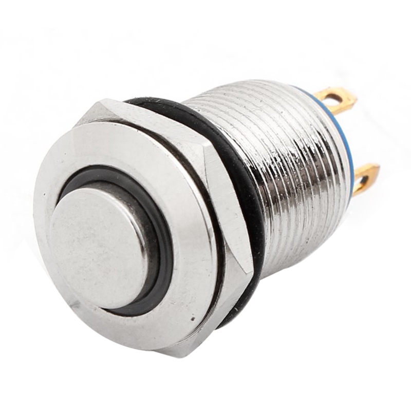 DC 5V Blue LED Pilot Light Momentary Action Pushbu... – Grandado