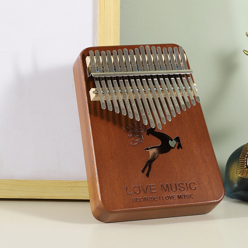 17 Keys Kalimba Mahogany Thumb Piano African Music... – Vicedeal