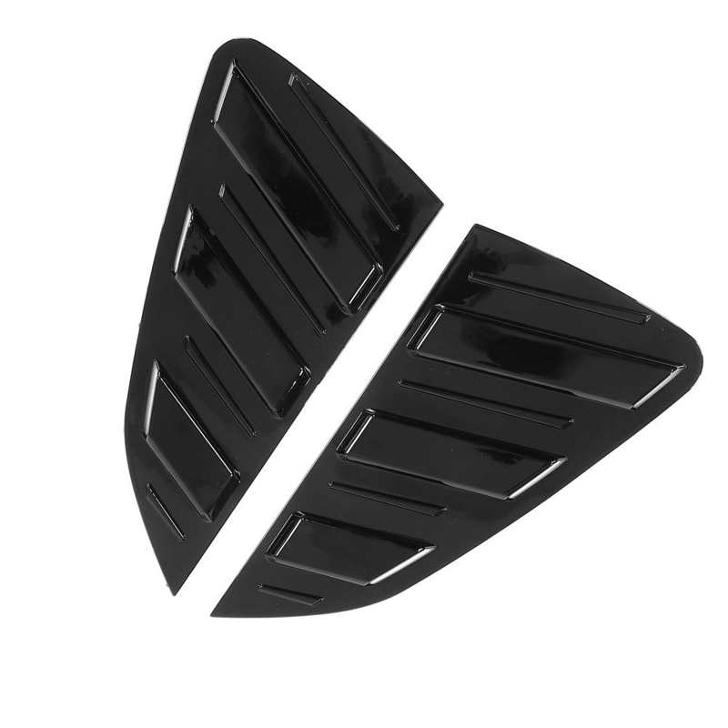 Side Window Louvers Black Rear Window Shutter Anti... – Vicedeal