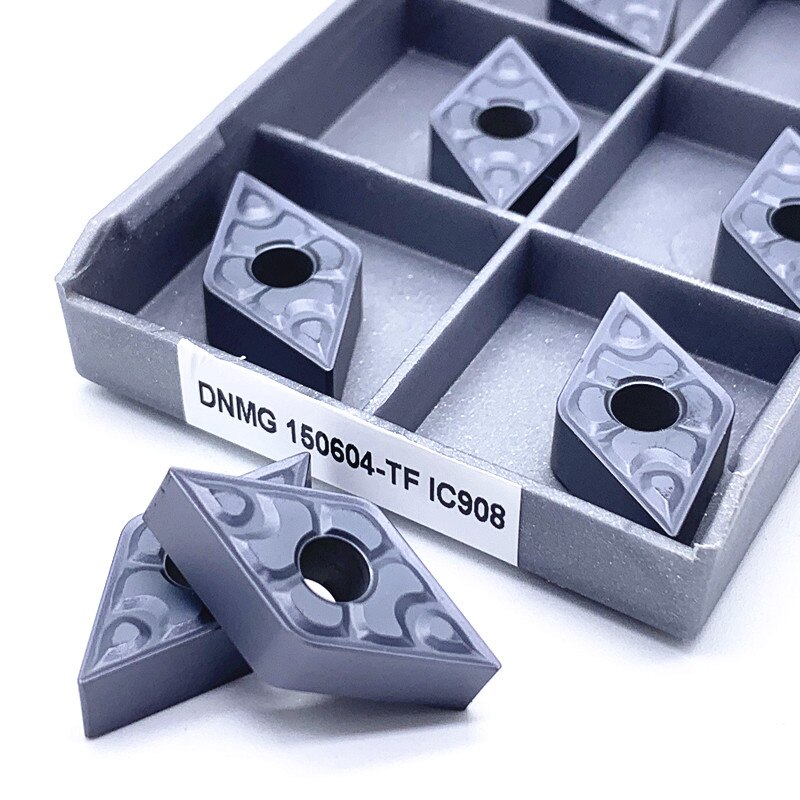 10Pcs Carbide Insert DNMG150604 DNMG150608 Tf IC90... – Vicedeal