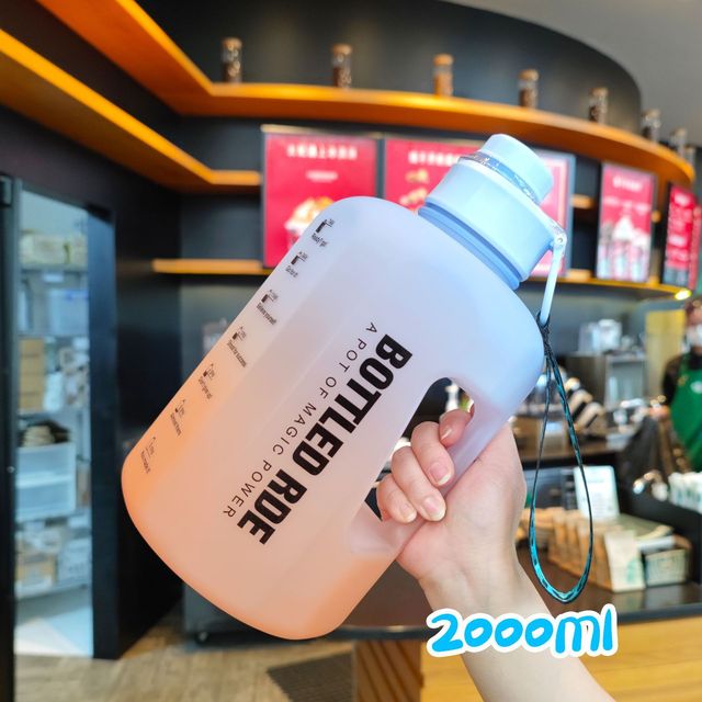 2L Large Capacity Sport Water Bottle Kettle Space ... – Grandado