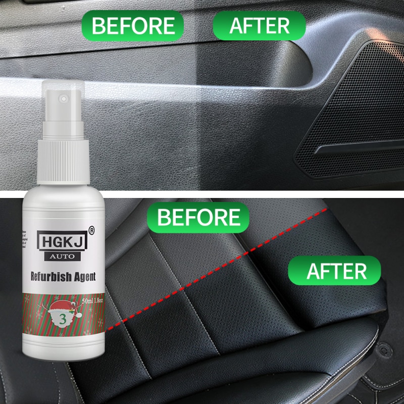 HGKJ-AUTO-Xmas-3 50Ml Auto Interieur Cleaner Leder... – Vicedeal