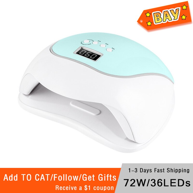 120W UV LED Lamp For Manicure Nail Dryer 4 MODE Wi... – Vicedeal