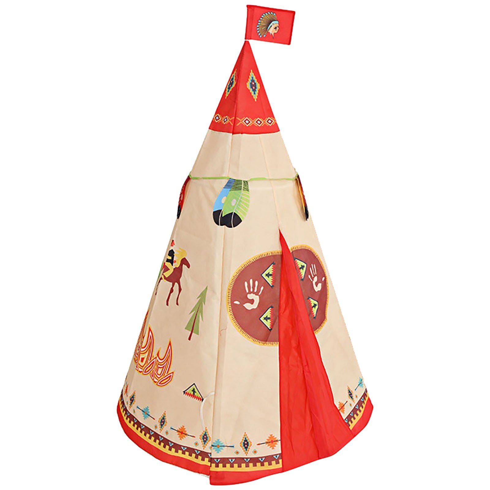 Child Portable Cotton Tipi Folding Indoor Children... – Grandado