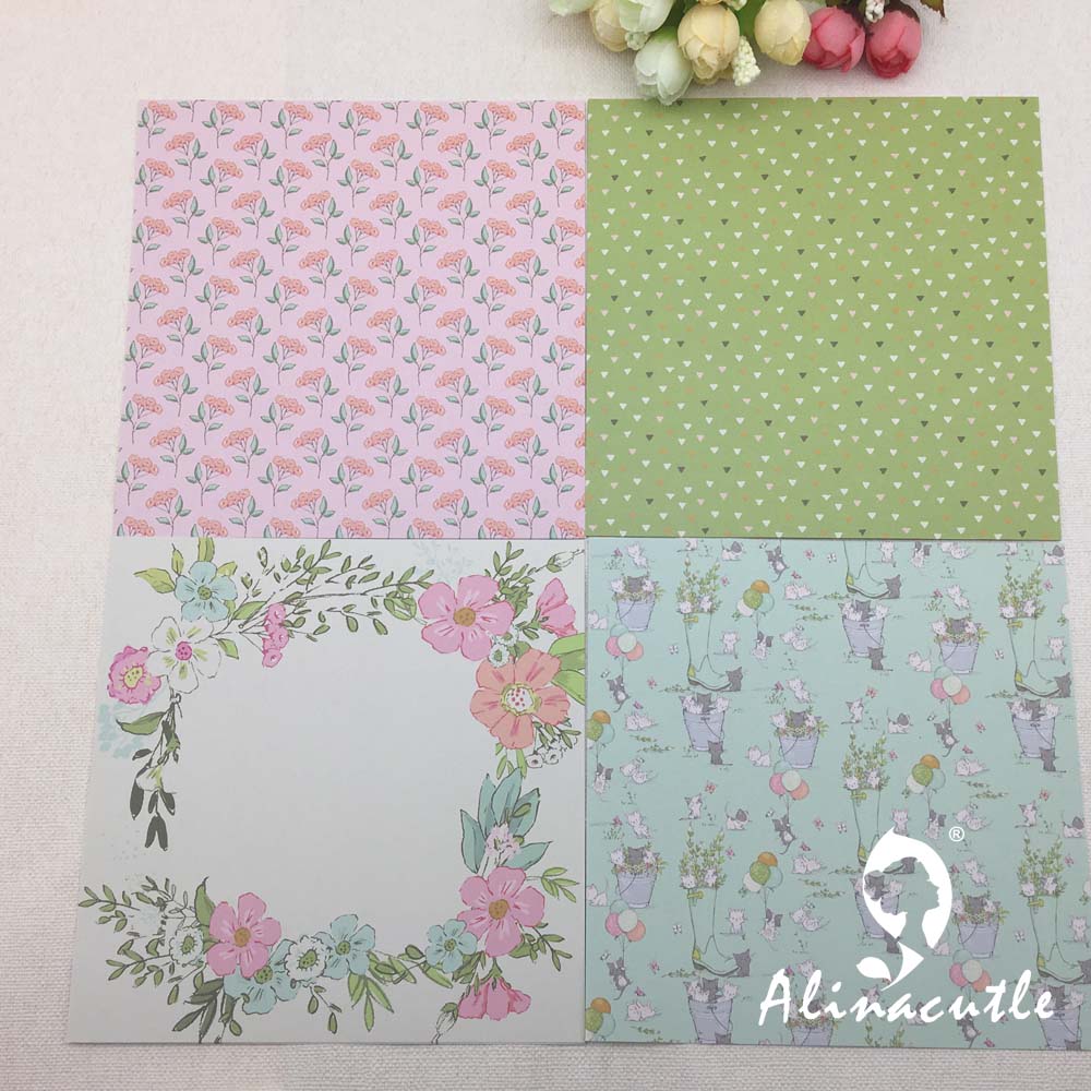 AlinaCraft 24 sheets 6"X6" the crazy cat patterned... – Grandado