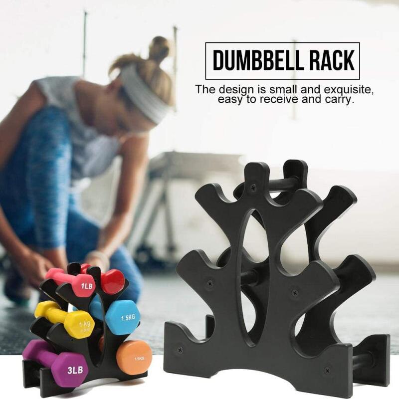 Three-tier Dumbbell Weight Storage Stand Holder Ra... – Vicedeal