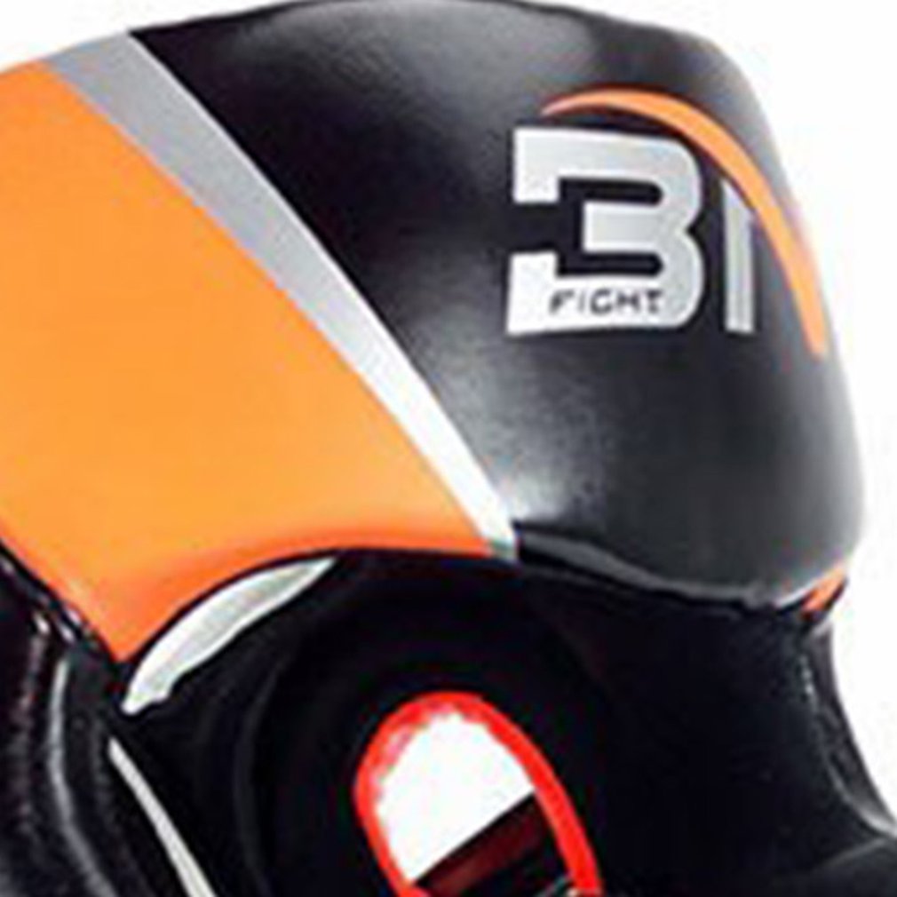 Full-Covered Boxing Helmet Muay Thai PU Leather Tr... – Vicedeal