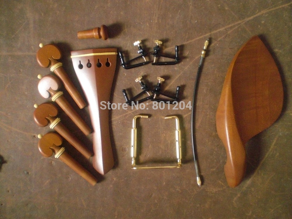 1 Set JUJUBEWOOD Violin fitting with 4 pcs fine tu... – Grandado