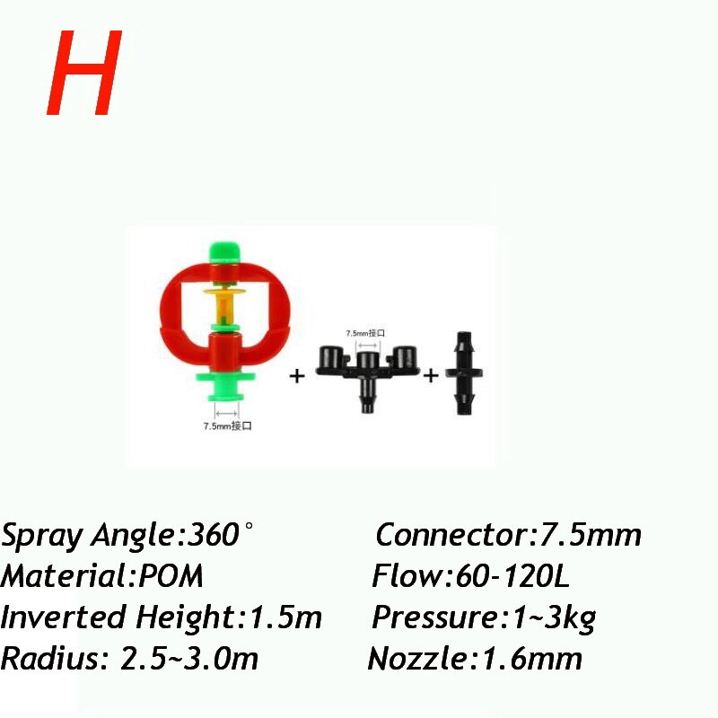 Multiple Garden Water Sprinkler Mini Aspersory POM... – Vicedeal