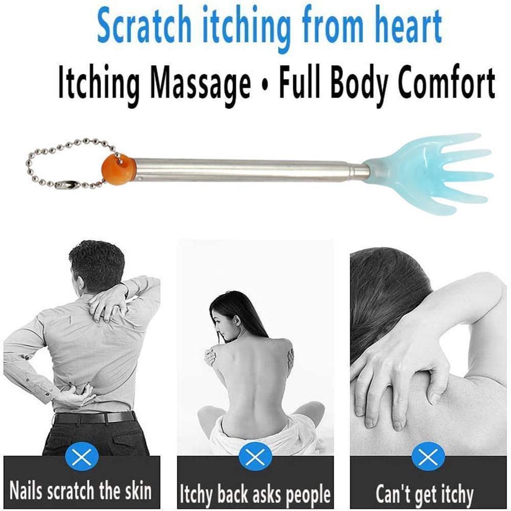Telescopic Scratcher Tickle Steel Back Massage Itc... – Vicedeal