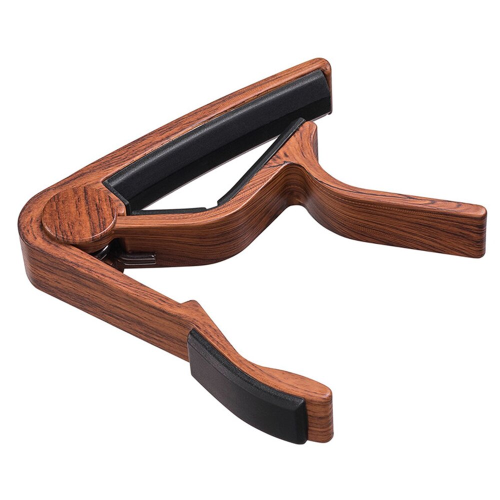 Wood Grain Metal Capo Wood Guitar Capo for Folk Gu... – Grandado