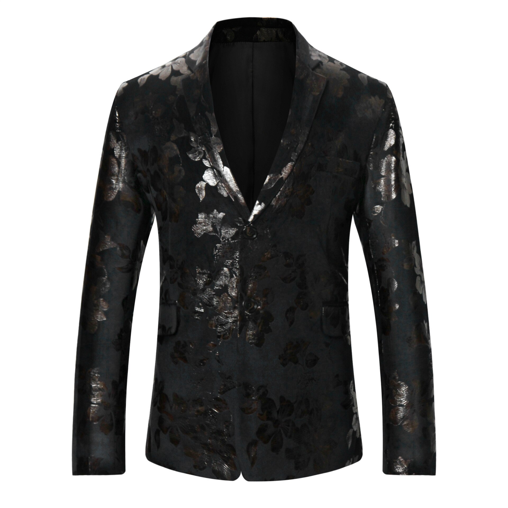 Mens Wedding Suits Luxury Brand Gold Bronzing Leaf... – Vicedeal