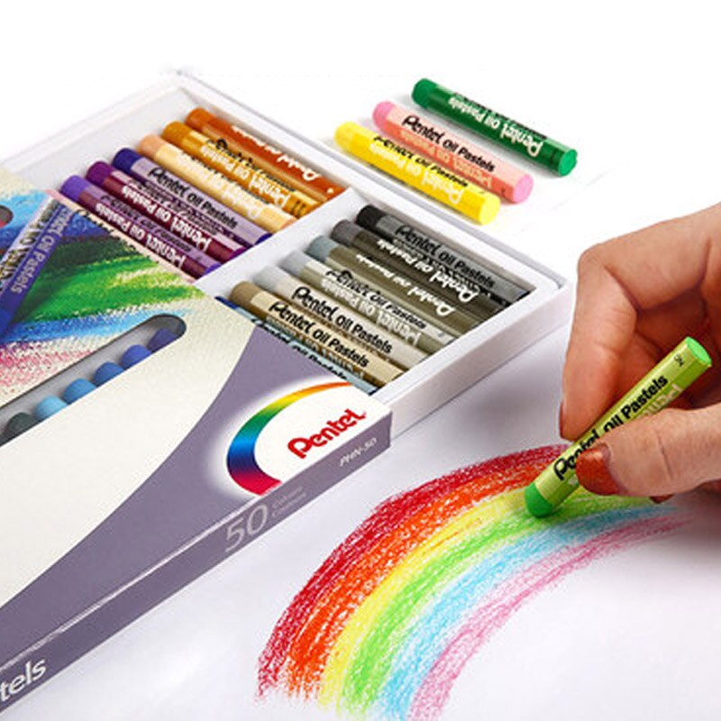 PENTEL Oil Pastels 36 Color PHN Washable Crayons N... – Grandado