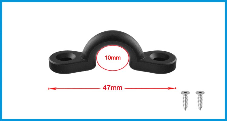 10 PCS Nylon Bungee Deck Loops Tie Down Pad Eyes B... – Grandado