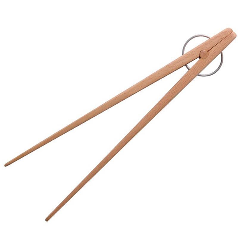 justdolife Wooden Food Tongs Long Handle Non-slip ... – Vicedeal