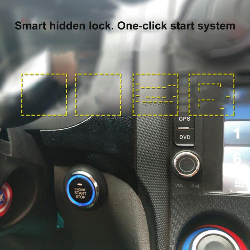 Auto Car Alarm Engine Push Button Start Stop RFID ... – Vicedeal