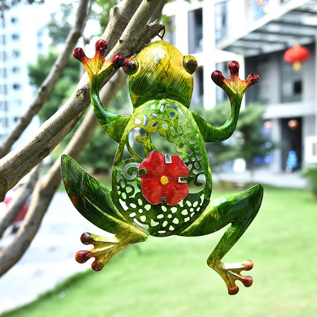 Frog Wall Hanging 3D Tree Sculpture Yard Indoor Ho... – Grandado