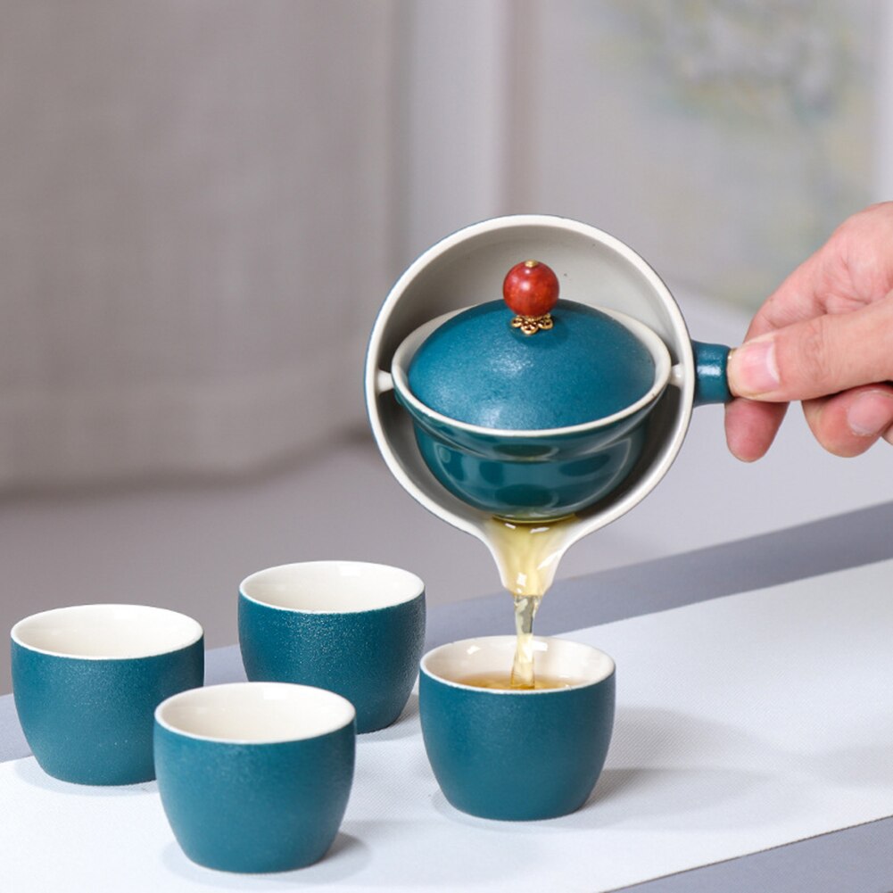 360 Degree Ceramic Teapot Handheld Teapot Exquisit... – Grandado