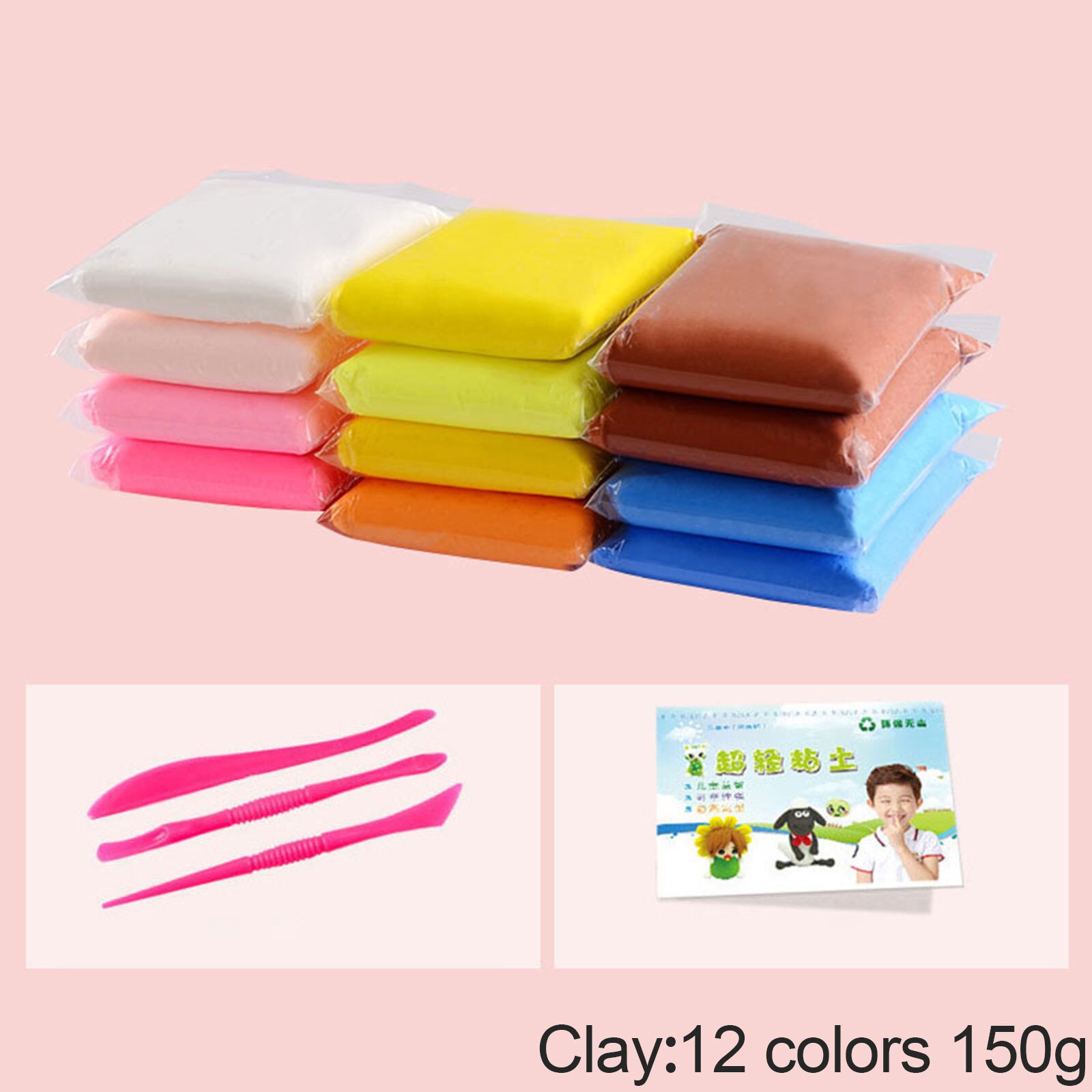 36 Color Light Soft Clay DIY Toys Children Educati... – Grandado