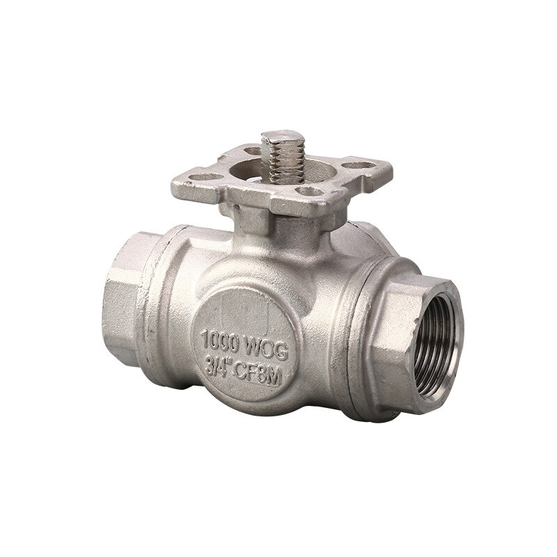 L / T type high platform three way ball valve 304 ... – Vicedeal