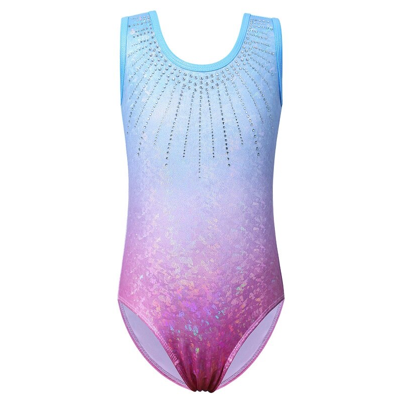 BAOHULU Sparkle Rhinestone Ballet Leotard Gradient... – Grandado