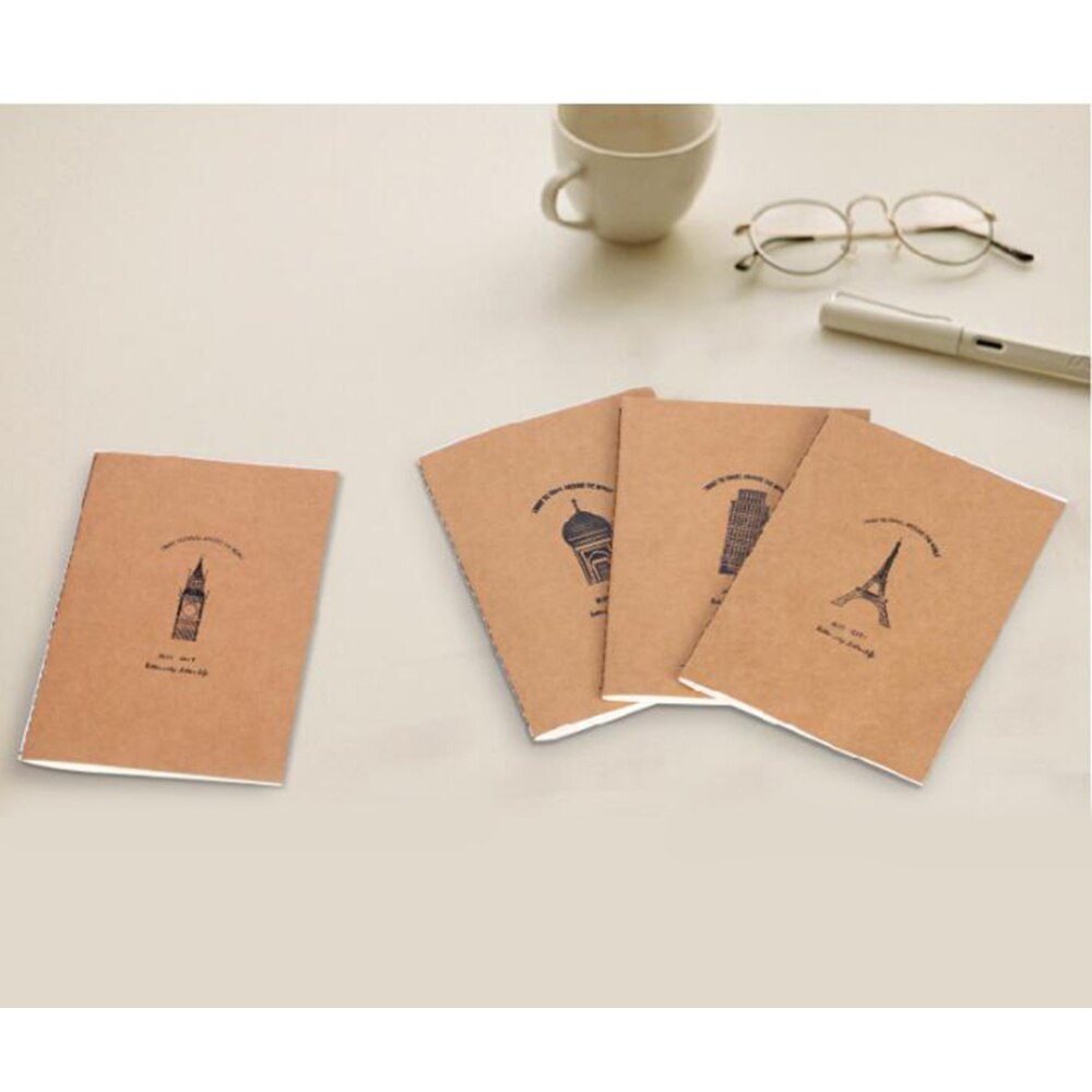 12 Pcs Kraft Paper Notebook Homework Notebook Stud... – Grandado