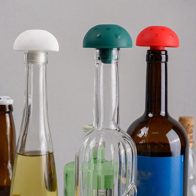 Mushroom Silica Gel Wine Bottle Split Wine Seal Se... – Vicedeal