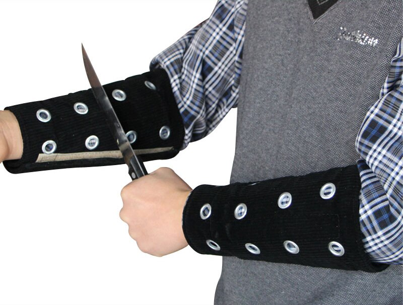 1 Pair Steel Wire Cut Proof Arm Sleeve Guard Brace... – Grandado