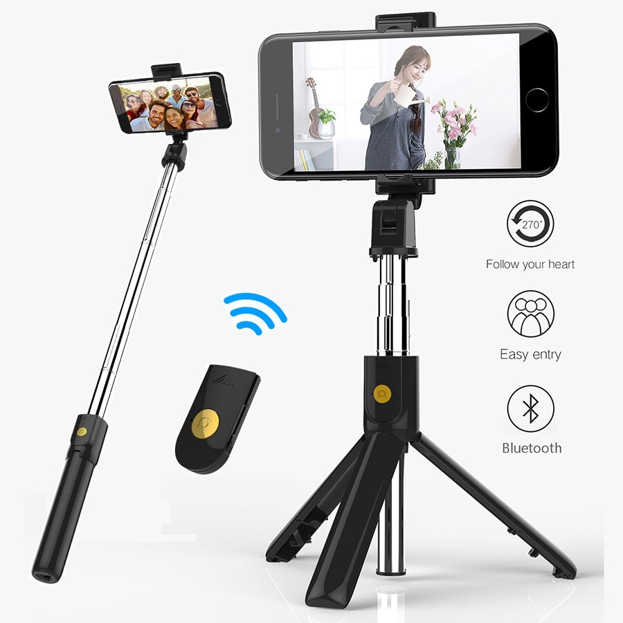 Bluetooth Selfie Stick Mini Tripod for iphone/Andr... – Grandado