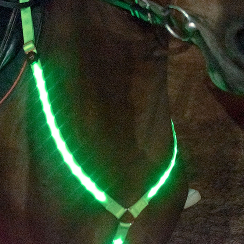 LED Horse Breastplate Collar High Visibility Tack ... – Grandado