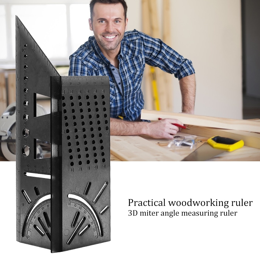 WoodWorking Ruler Square Woodworking Scribe Measur... – Vicedeal