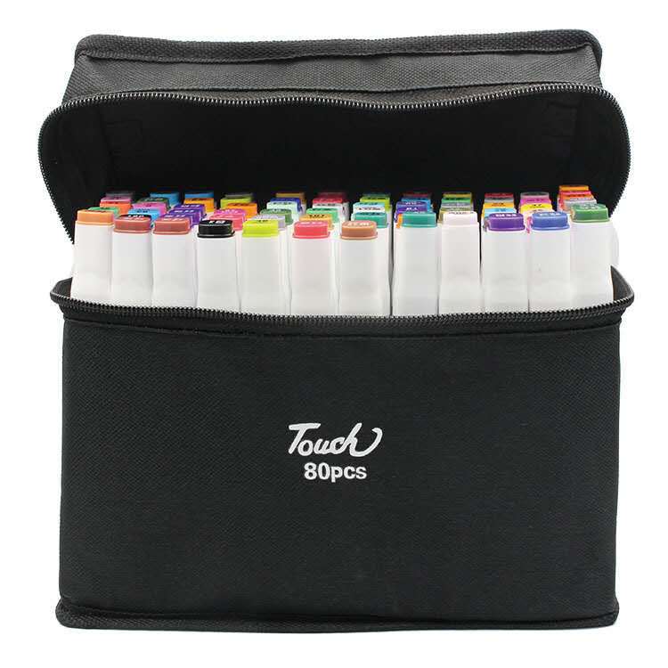 24/30/36/48/60/80 color marker Touch marker oil ba... – Grandado