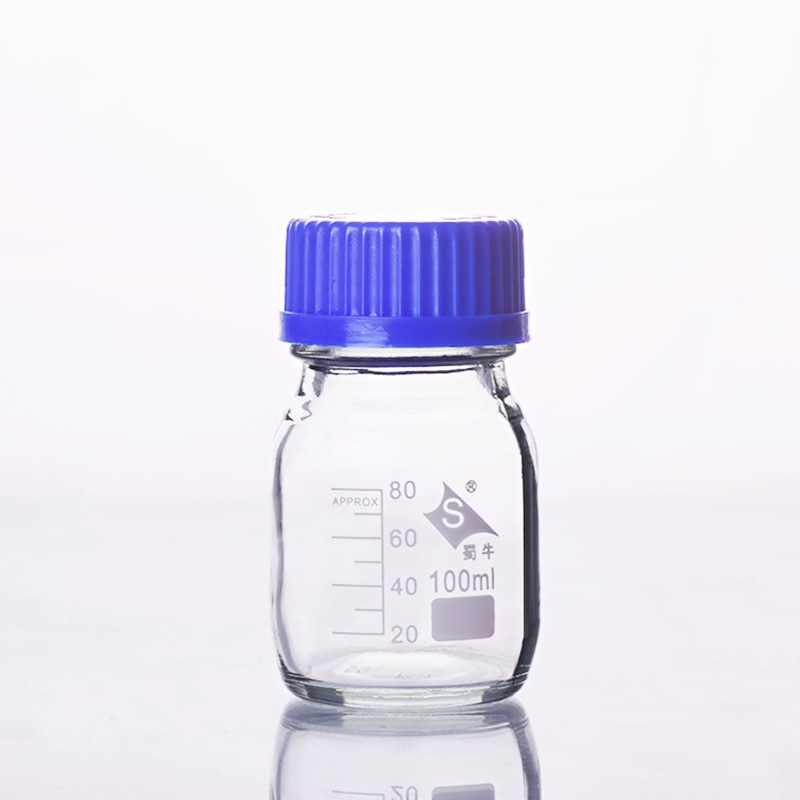 4pcs Reagent bottle,With blue screw cover,Normal g... – Vicedeal